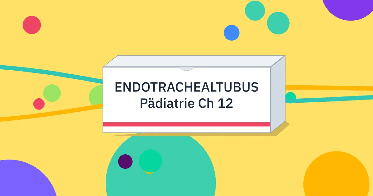 Symbolbild: Packung mit der Aufschrift ENDOTRACHEALTUBUS Pädiatrie Ch 12 (PZN 04472210) – Verfügbarkeit und Bezug in Apotheken in Frankfurt am Main