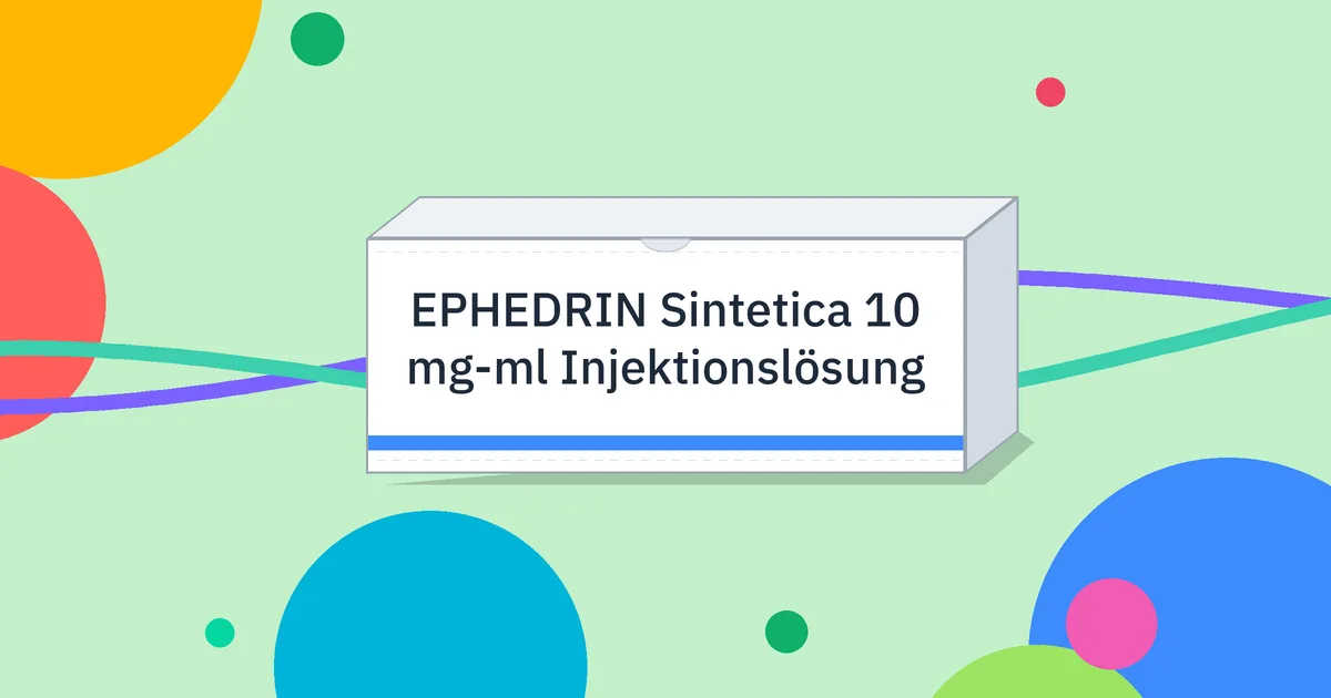 Symbolbild: Packung mit der Aufschrift EPHEDRIN Sintetica 10 mg-ml Injektionslösung (PZN 17668251) – Verfügbarkeit und Bezug in Apotheken in Frankfurt am Main
