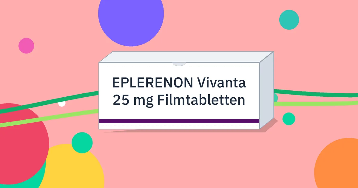 Symbolbild: Packung mit der Aufschrift EPLERENON Vivanta 25 mg Filmtabletten (PZN 16931798) – Verfügbarkeit und Bezug in Apotheken in Frankfurt am Main