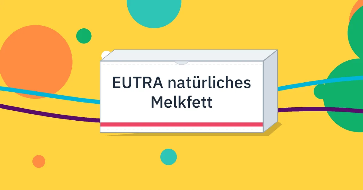 Symbolbild: Packung mit der Aufschrift EUTRA natürliches Melkfett (PZN 09461317) – Verfügbarkeit und Bezug in Apotheken in Frankfurt am Main