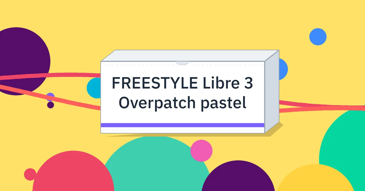 Symbolbild: Packung mit der Aufschrift FREESTYLE Libre 3 Overpatch pastel (PZN 19865211) – Verfügbarkeit und Bezug in Apotheken in Frankfurt am Main