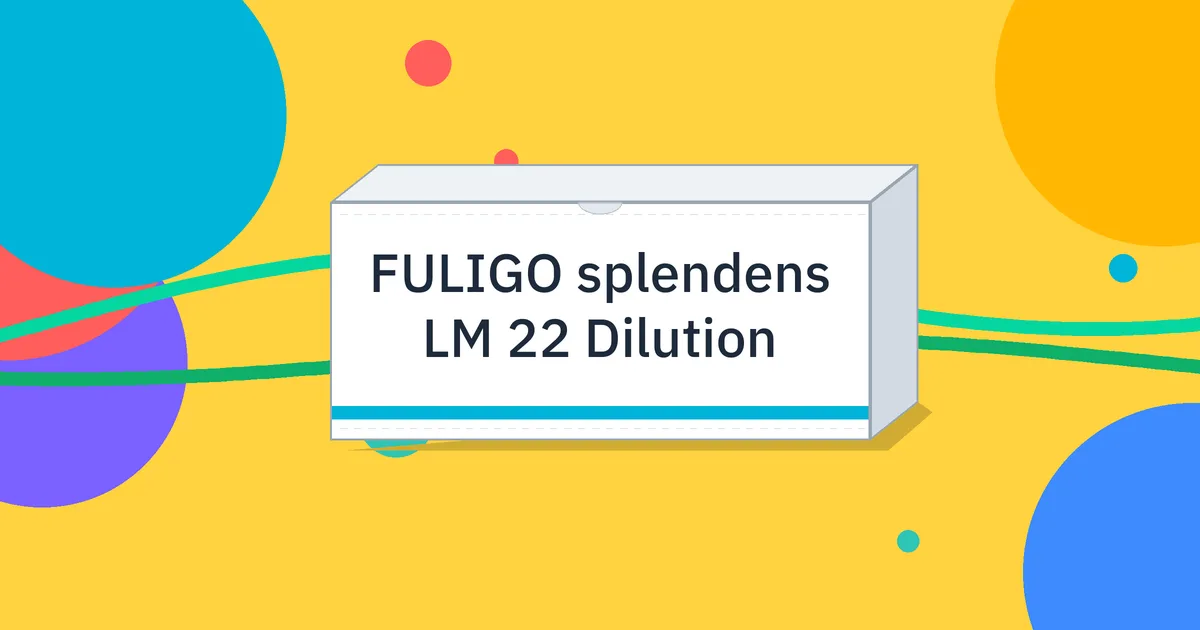 Symbolbild: Packung mit der Aufschrift FULIGO splendens LM 22 Dilution (PZN 13493524) – Verfügbarkeit und Bezug in Apotheken in Frankfurt am Main