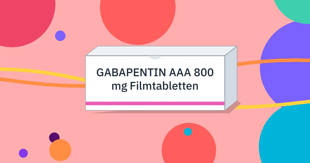 Symbolbild: Packung mit der Aufschrift GABAPENTIN AAA 800 mg Filmtabletten (PZN 02161115) – Verfügbarkeit und Bezug in Apotheken in Frankfurt am Main