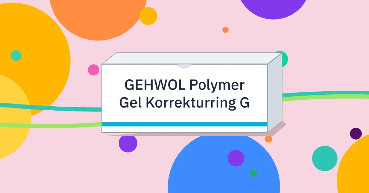 Symbolbild: Packung mit der Aufschrift GEHWOL Polymer Gel Korrekturring G (PZN 03048786) – Verfügbarkeit und Bezug in Apotheken in Frankfurt am Main