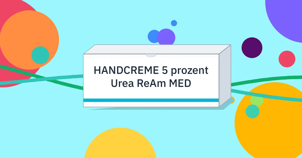 Symbolbild: Packung mit der Aufschrift HANDCREME 5 prozent Urea ReAm MED (PZN 13514203) – Verfügbarkeit und Bezug in Apotheken in Frankfurt am Main