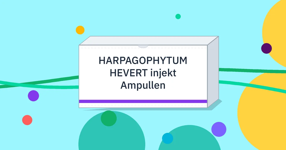 Symbolbild: Packung mit der Aufschrift HARPAGOPHYTUM HEVERT injekt Ampullen (PZN 13702761) – Verfügbarkeit und Bezug in Apotheken in Frankfurt am Main