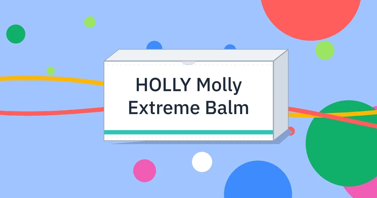Symbolbild: Packung mit der Aufschrift HOLLY Molly Extreme Balm (PZN 19113988) – Verfügbarkeit und Bezug in Apotheken in Frankfurt am Main
