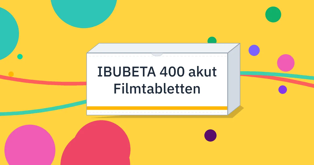 Symbolbild: Packung mit der Aufschrift IBUBETA 400 akut Filmtabletten (PZN 00179737) – Verfügbarkeit und Bezug in Apotheken in Frankfurt am Main