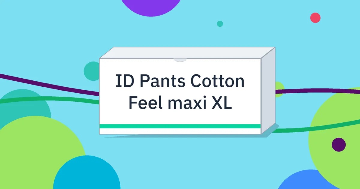 Symbolbild: Packung mit der Aufschrift ID Pants Cotton Feel maxi XL (PZN 17257536) – Verfügbarkeit und Bezug in Apotheken in Frankfurt am Main