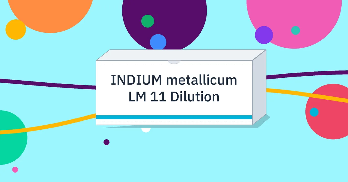Symbolbild: Packung mit der Aufschrift INDIUM metallicum LM 11 Dilution (PZN 12912539) – Verfügbarkeit und Bezug in Apotheken in Frankfurt am Main