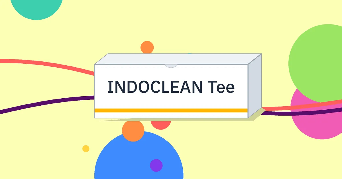 Symbolbild: Packung mit der Aufschrift INDOCLEAN Tee (PZN 17629009) – Verfügbarkeit und Bezug in Apotheken in Frankfurt am Main