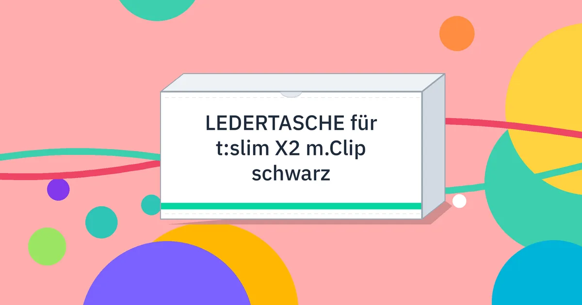 Symbolbild: Packung mit der Aufschrift LEDERTASCHE für t:slim X2 m.Clip schwarz (PZN 17837759) – Verfügbarkeit und Bezug in Apotheken in Frankfurt am Main