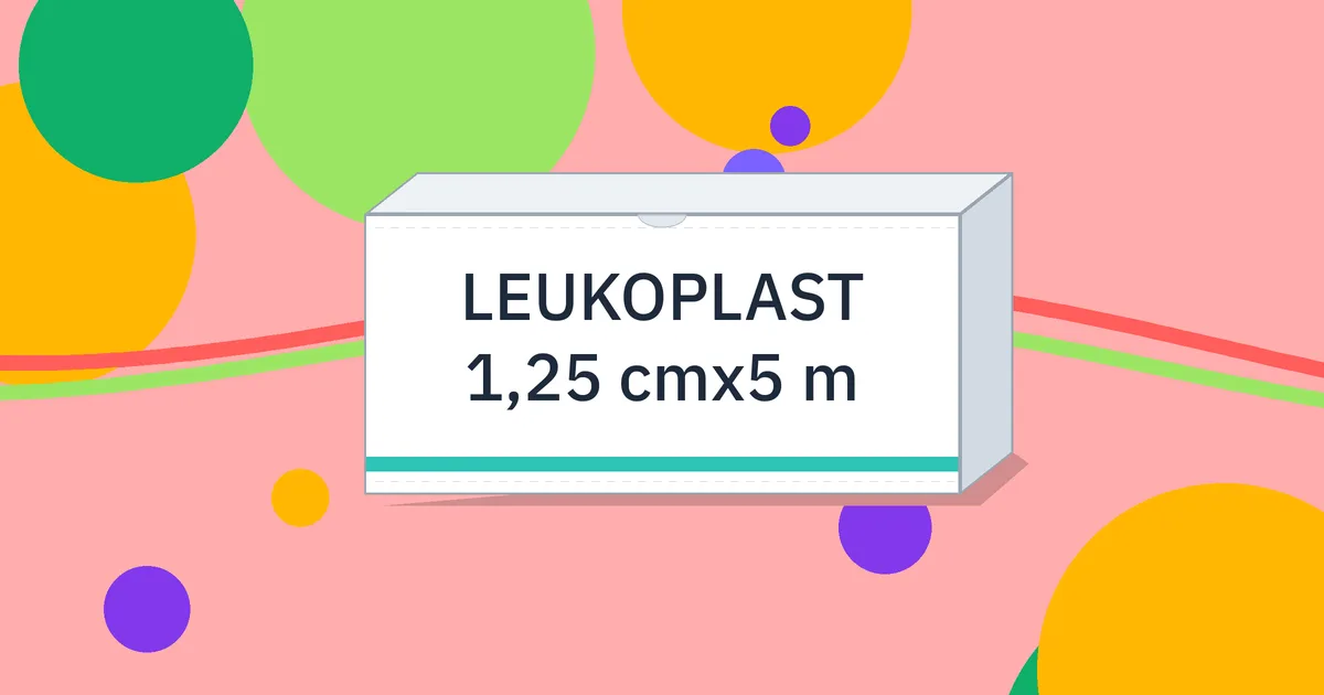 Symbolbild: Packung mit der Aufschrift LEUKOPLAST 1,25 cmx5 m (PZN 19882853) – Verfügbarkeit und Bezug in Apotheken in Frankfurt am Main