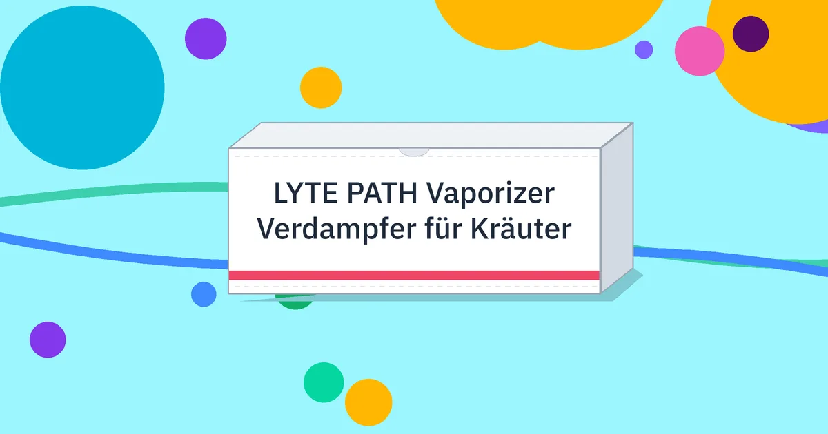Symbolbild: Packung mit der Aufschrift LYTE PATH Vaporizer Verdampfer für Kräuter (PZN 17507542) – Verfügbarkeit und Bezug in Apotheken in Frankfurt am Main