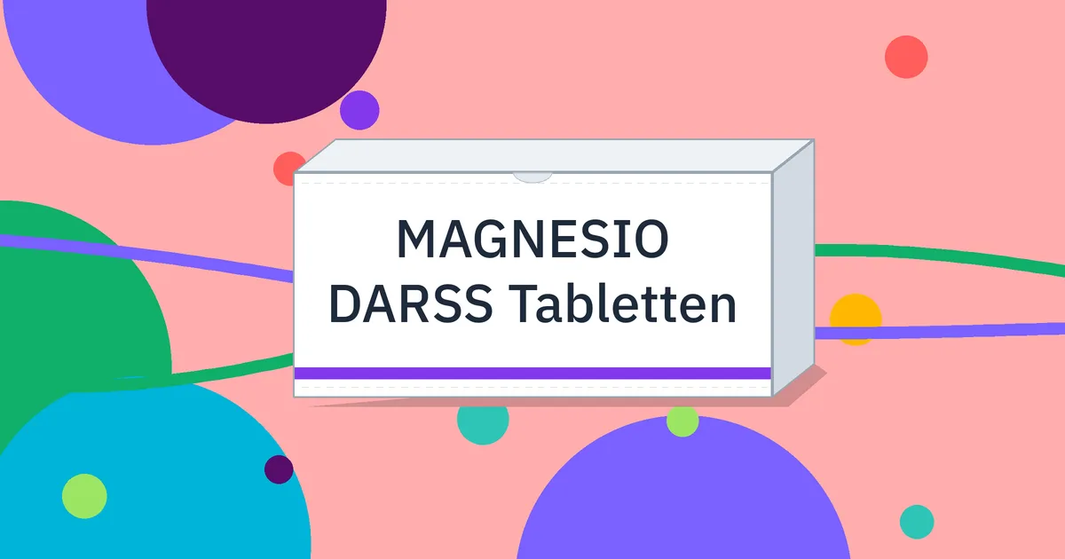 Symbolbild: Packung mit der Aufschrift MAGNESIO DARSS Tabletten (PZN 12442602) – Verfügbarkeit und Bezug in Apotheken in Frankfurt am Main
