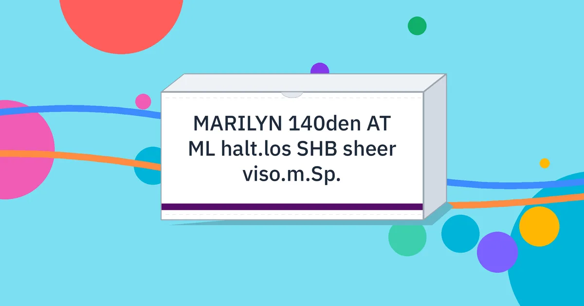 Symbolbild: Packung mit der Aufschrift MARILYN 140den AT ML halt.los SHB sheer viso.m.Sp. (PZN 16186923) – Verfügbarkeit und Bezug in Apotheken in Frankfurt am Main