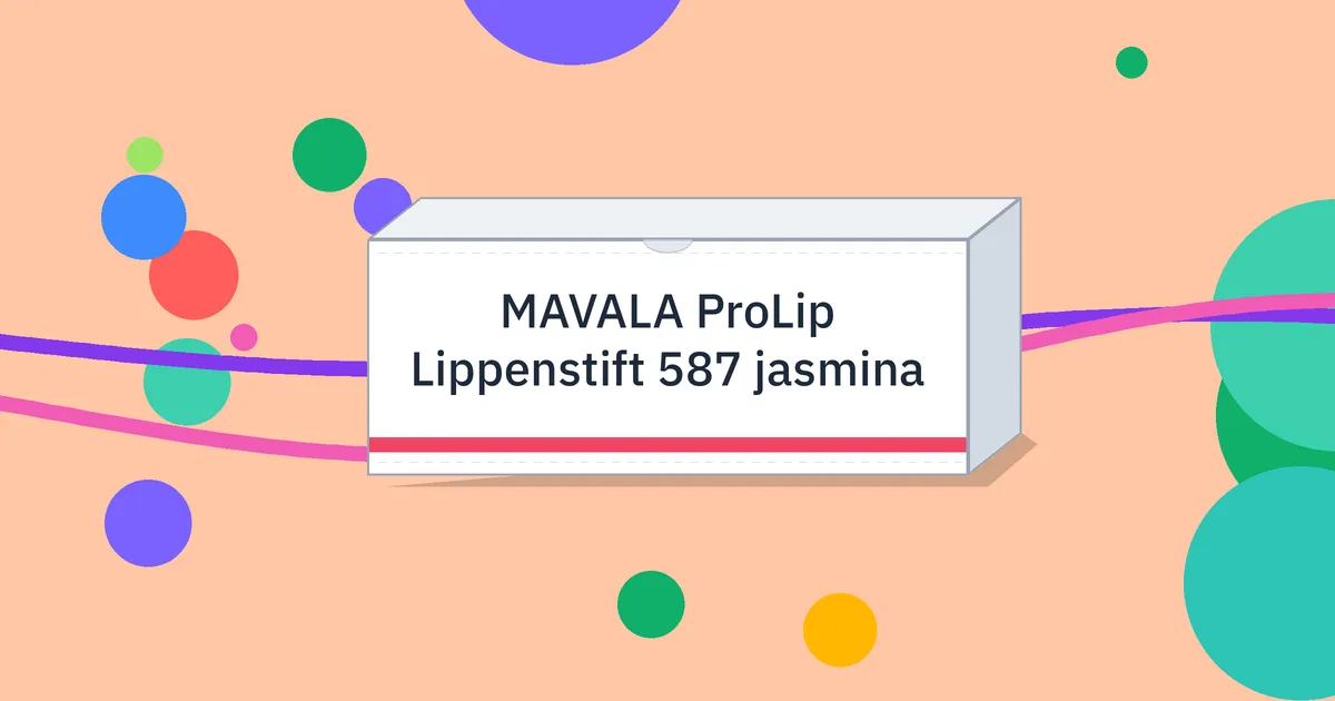 Symbolbild: Packung mit der Aufschrift MAVALA ProLip Lippenstift 587 jasmina (PZN 14437976) – Verfügbarkeit und Bezug in Apotheken in Frankfurt am Main