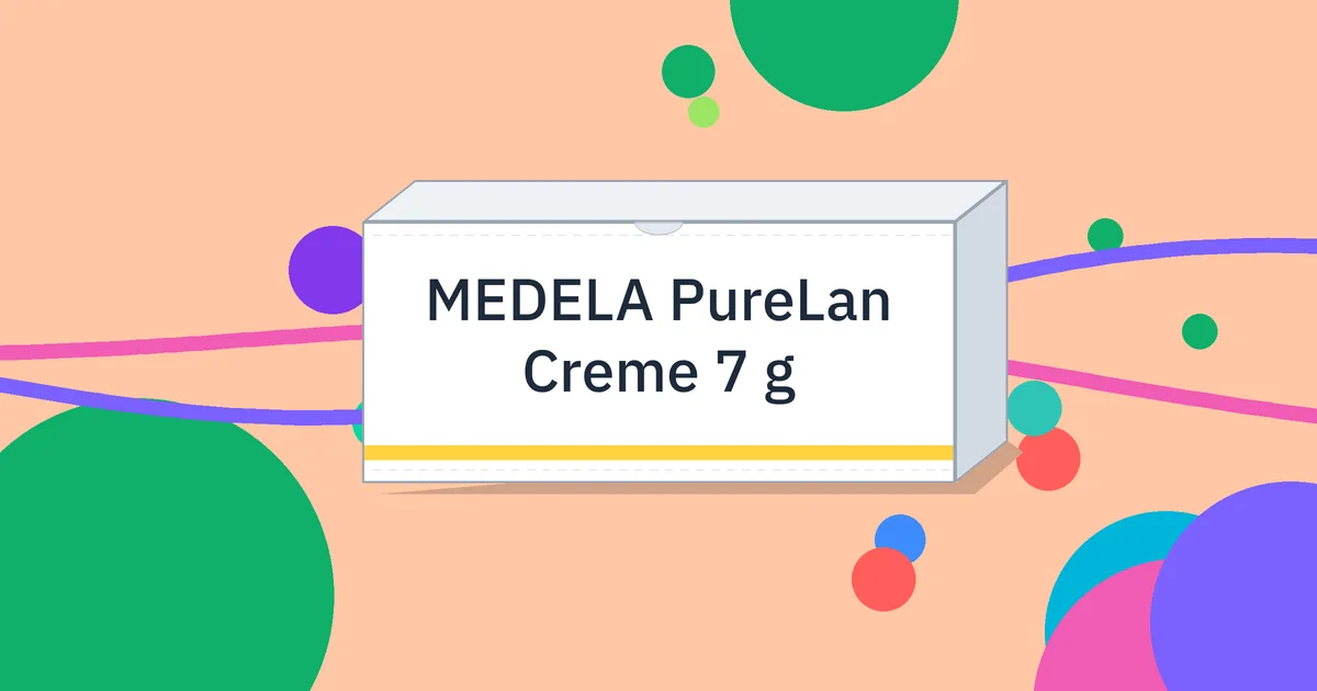 Symbolbild: Packung mit der Aufschrift MEDELA PureLan Creme 7 g (PZN 16824281) – Verfügbarkeit und Bezug in Apotheken in Frankfurt am Main