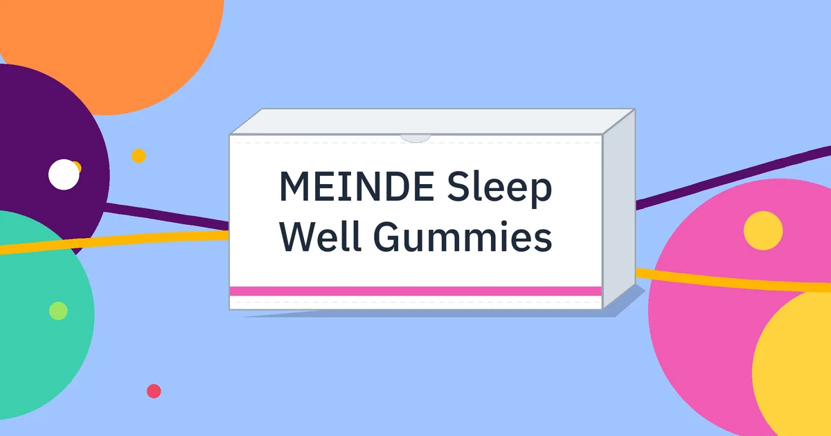 Symbolbild: Packung mit der Aufschrift MEINDE Sleep Well Gummies (PZN 20107556) – Verfügbarkeit und Bezug in Apotheken in Frankfurt am Main