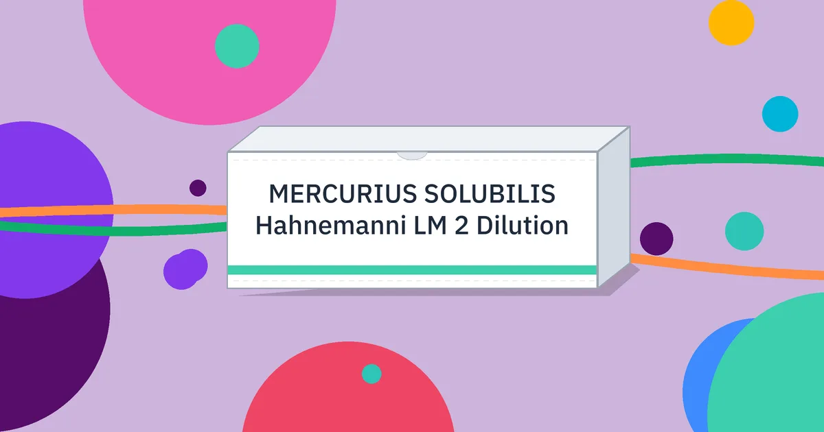 Symbolbild: Packung mit der Aufschrift MERCURIUS SOLUBILIS Hahnemanni LM 2 Dilution (PZN 12953952) – Verfügbarkeit und Bezug in Apotheken in Frankfurt am Main