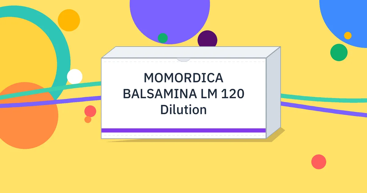 Symbolbild: Packung mit der Aufschrift MOMORDICA BALSAMINA LM 120 Dilution (PZN 13610591) – Verfügbarkeit und Bezug in Apotheken in Frankfurt am Main