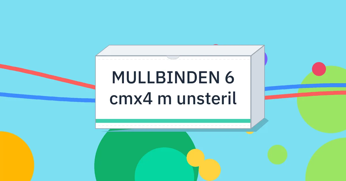 Symbolbild: Packung mit der Aufschrift MULLBINDEN 6 cmx4 m unsteril (PZN 00430999) – Verfügbarkeit und Bezug in Apotheken in Frankfurt am Main