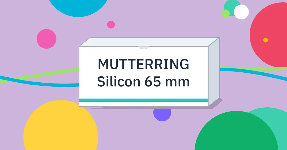 Symbolbild: Packung mit der Aufschrift MUTTERRING Silicon 65 mm (PZN 00612513) – Verfügbarkeit und Bezug in Apotheken in Frankfurt am Main