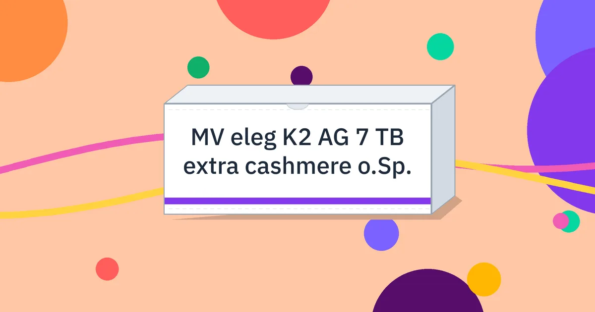 Symbolbild: Packung mit der Aufschrift MV eleg K2 AG 7 TB extra cashmere o.Sp. (PZN 14678013) – Verfügbarkeit und Bezug in Apotheken in Frankfurt am Main