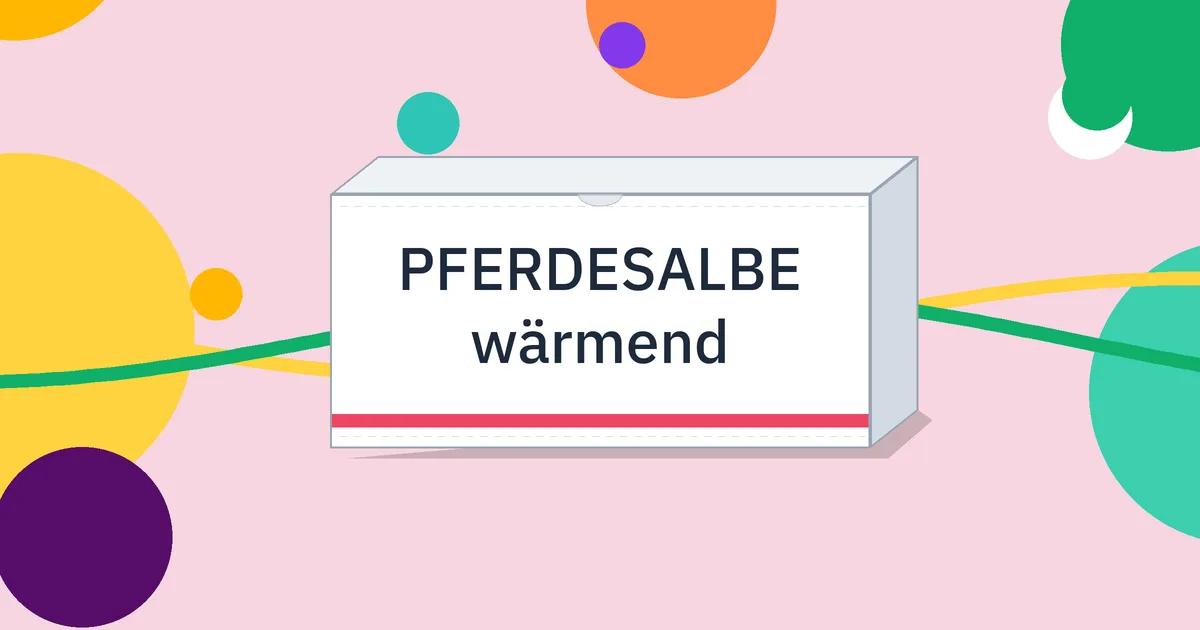 Symbolbild: Packung mit der Aufschrift PFERDESALBE wärmend (PZN 14142040) – Verfügbarkeit und Bezug in Apotheken in Frankfurt am Main