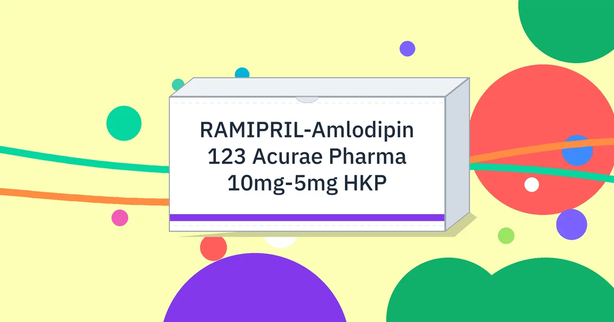 Symbolbild: Packung mit der Aufschrift RAMIPRIL-Amlodipin 123 Acurae Pharma 10mg-5mg HKP (PZN 19835664) – Verfügbarkeit und Bezug in Apotheken in Frankfurt am Main