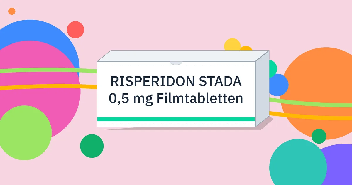 Symbolbild: Packung mit der Aufschrift RISPERIDON STADA 0,5 mg Filmtabletten (PZN 05116983) – Verfügbarkeit und Bezug in Apotheken in Frankfurt am Main