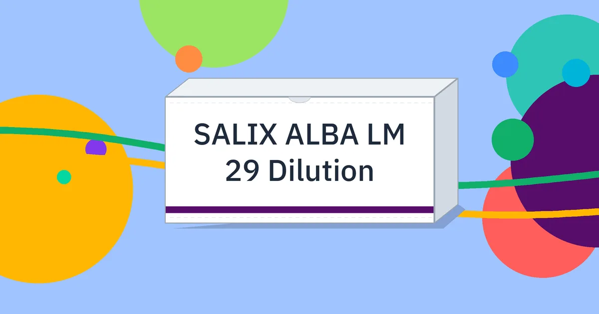 Symbolbild: Packung mit der Aufschrift SALIX ALBA LM 29 Dilution (PZN 13177846) – Verfügbarkeit und Bezug in Apotheken in Frankfurt am Main