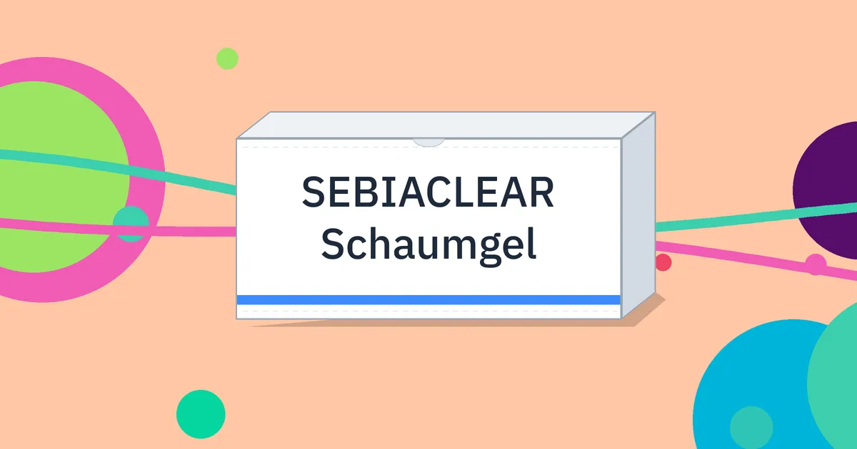 Symbolbild: Packung mit der Aufschrift SEBIACLEAR Schaumgel (PZN 20788852) – Verfügbarkeit und Bezug in Apotheken in Frankfurt am Main