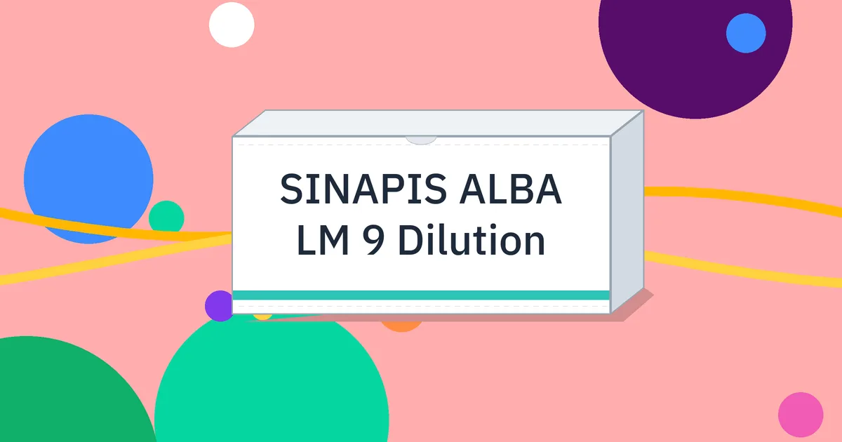 Symbolbild: Packung mit der Aufschrift SINAPIS ALBA LM 9 Dilution (PZN 13190580) – Verfügbarkeit und Bezug in Apotheken in Frankfurt am Main