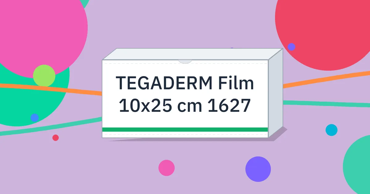 Symbolbild: Packung mit der Aufschrift TEGADERM Film 10x25 cm 1627 (PZN 12730815) – Verfügbarkeit und Bezug in Apotheken in Frankfurt am Main