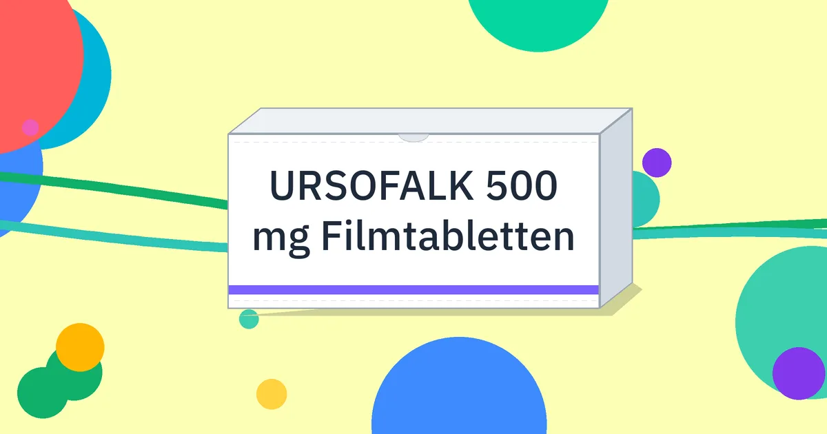 Symbolbild: Packung mit der Aufschrift URSOFALK 500 mg Filmtabletten (PZN 18711279) – Verfügbarkeit und Bezug in Apotheken in Frankfurt am Main