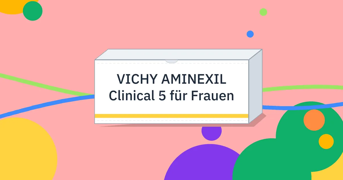 Symbolbild: Packung mit der Aufschrift VICHY AMINEXIL Clinical 5 für Frauen (PZN 12585750) – Verfügbarkeit und Bezug in Apotheken in Frankfurt am Main