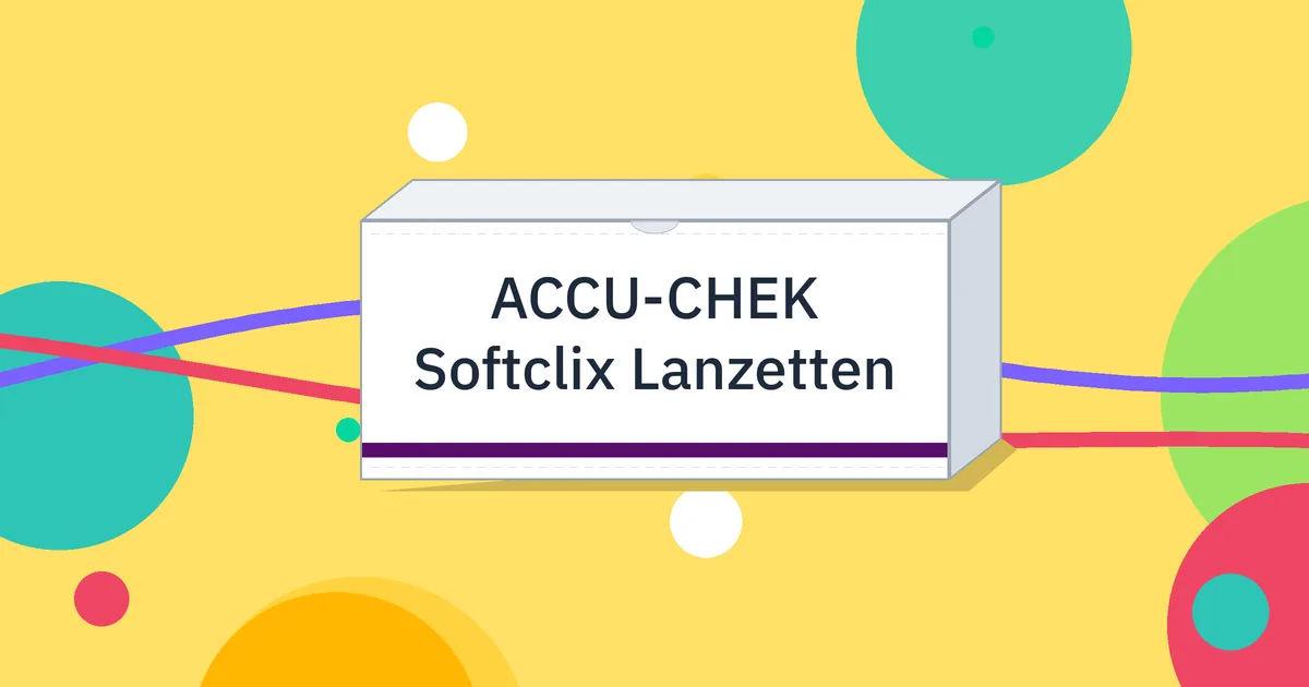 Symbolbild: Packung mit der Aufschrift ACCU-CHEK Softclix Lanzetten (PZN 02002813) – Verfügbarkeit und Bezug in Apotheken in Frankfurt am Main