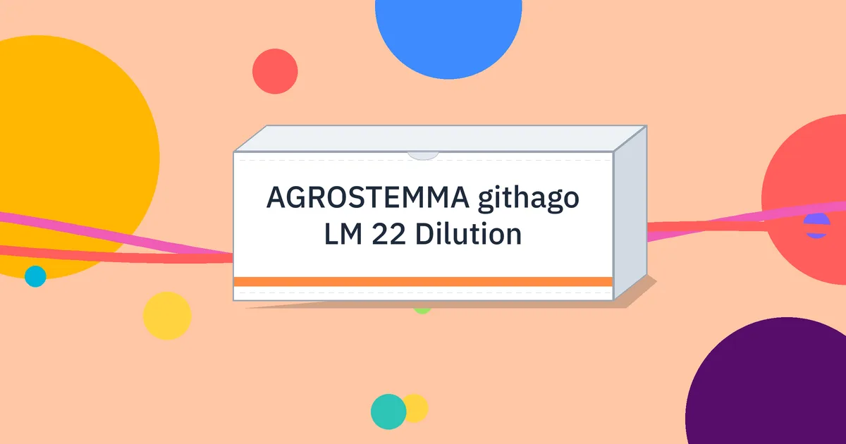 Symbolbild: Packung mit der Aufschrift AGROSTEMMA githago LM 22 Dilution (PZN 13307496) – Verfügbarkeit und Bezug in Apotheken in Frankfurt am Main
