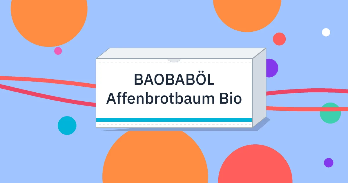Symbolbild: Packung mit der Aufschrift BAOBABÖL Affenbrotbaum Bio (PZN 10302179) – Verfügbarkeit und Bezug in Apotheken in Frankfurt am Main