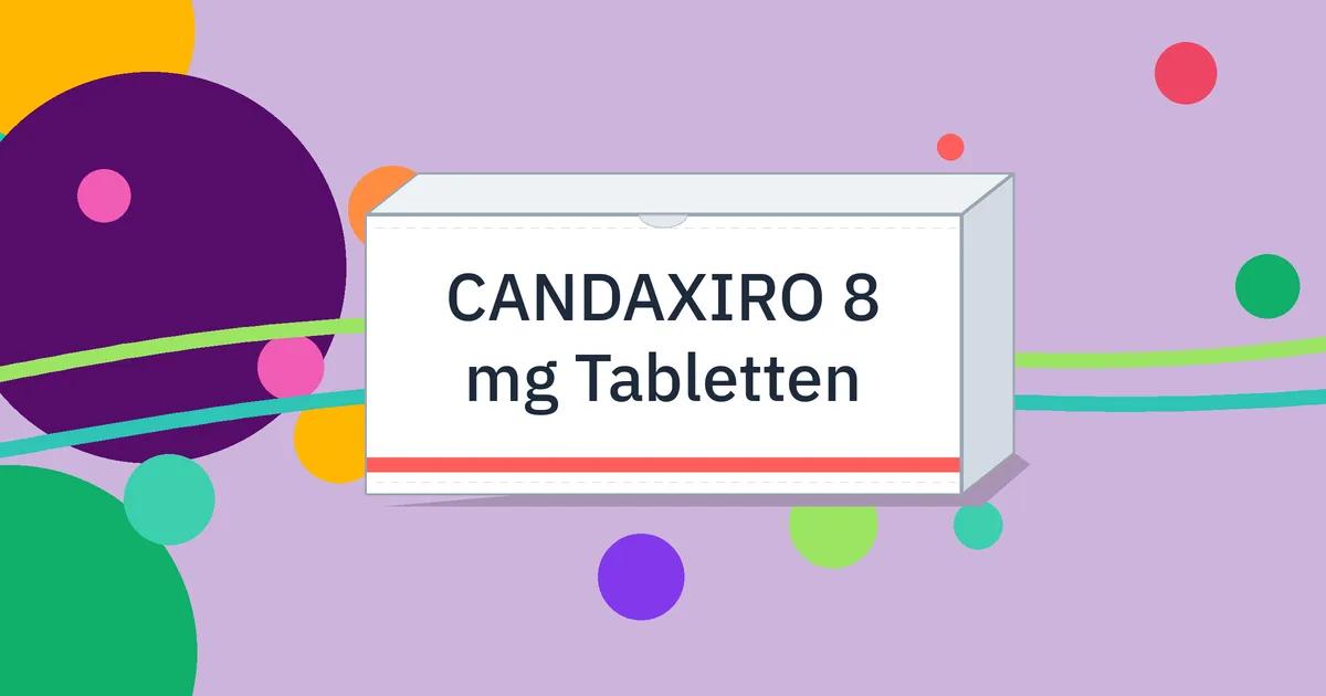 Symbolbild: Packung mit der Aufschrift CANDAXIRO 8 mg Tabletten (PZN 14363083) – Verfügbarkeit und Bezug in Apotheken in Frankfurt am Main
