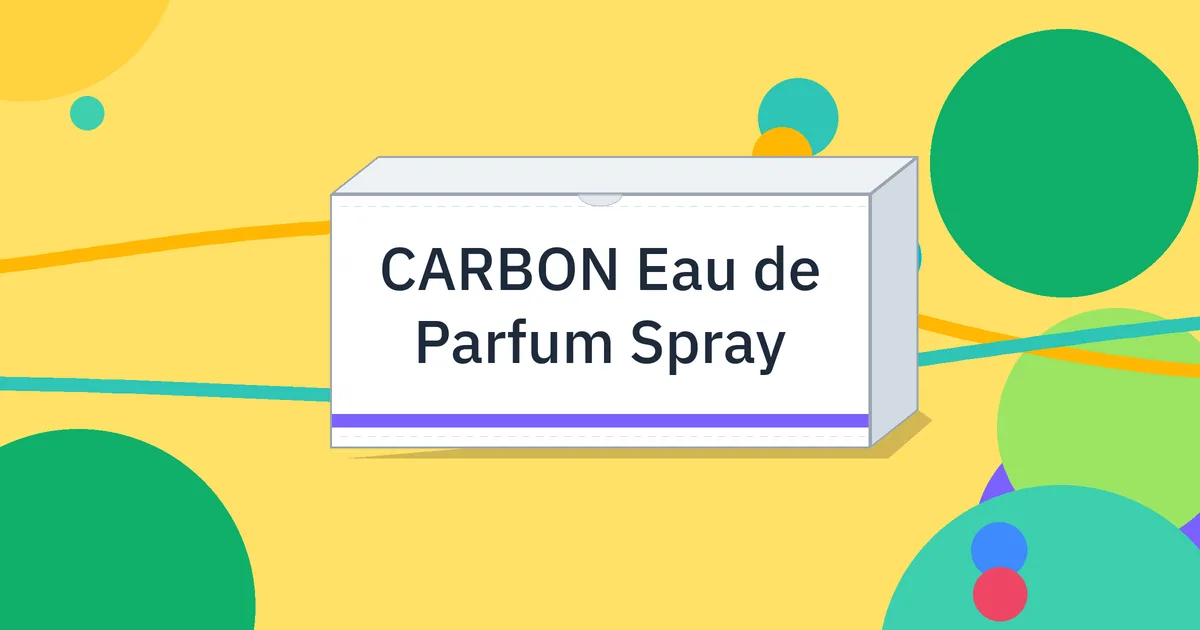 Symbolbild: Packung mit der Aufschrift CARBON Eau de Parfum Spray (PZN 03528003) – Verfügbarkeit und Bezug in Apotheken in Frankfurt am Main