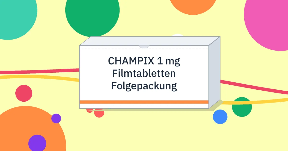 Symbolbild: Packung mit der Aufschrift CHAMPIX 1 mg Filmtabletten Folgepackung (PZN 20122739) – Verfügbarkeit und Bezug in Apotheken in Frankfurt am Main