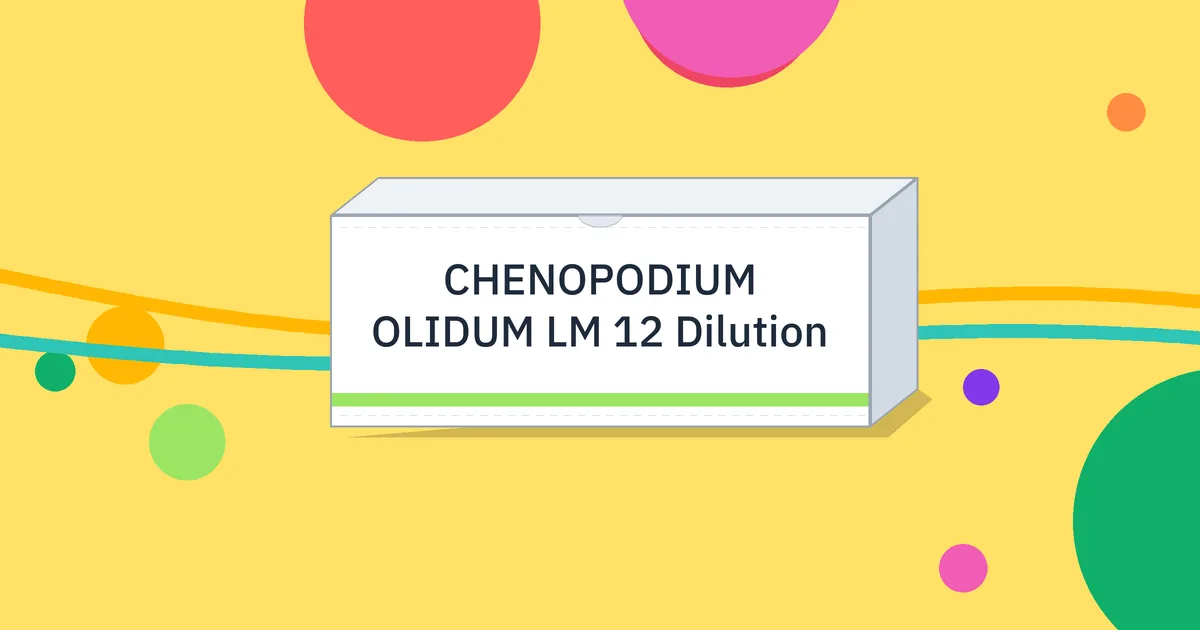 Symbolbild: Packung mit der Aufschrift CHENOPODIUM OLIDUM LM 12 Dilution (PZN 13441295) – Verfügbarkeit und Bezug in Apotheken in Frankfurt am Main