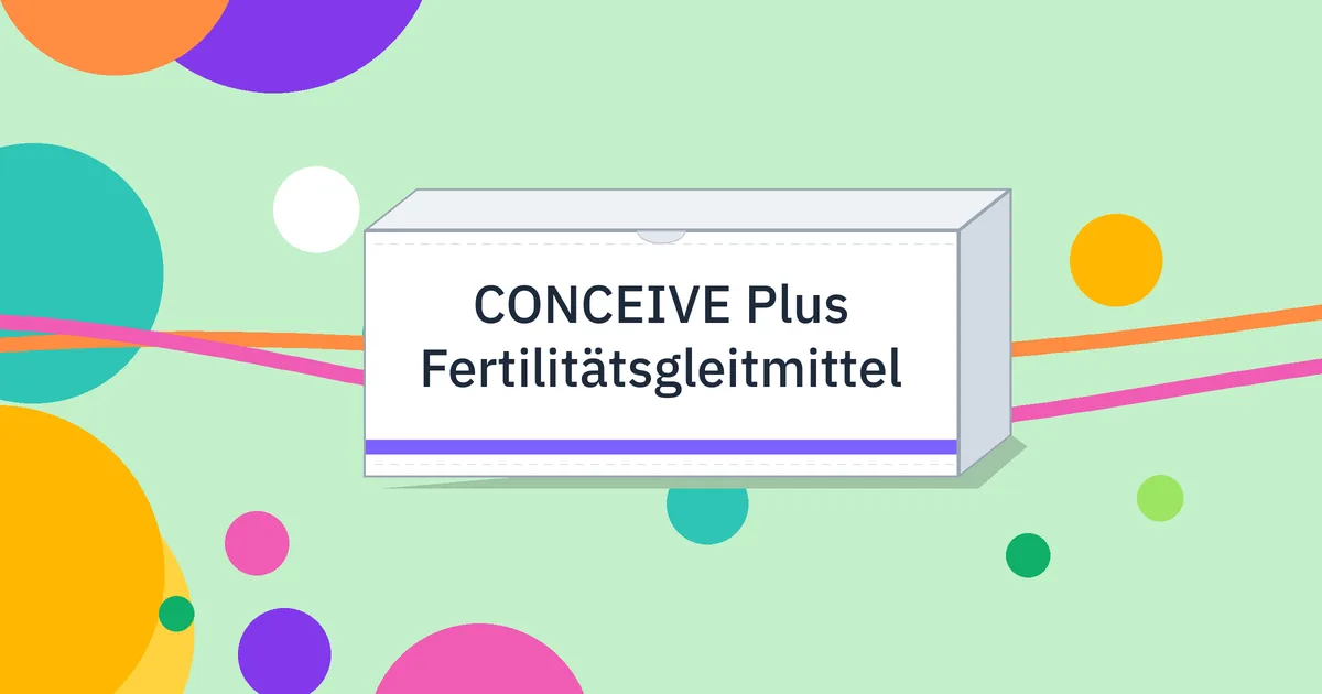 Symbolbild: Packung mit der Aufschrift CONCEIVE Plus Fertilitätsgleitmittel (PZN 00479132) – Verfügbarkeit und Bezug in Apotheken in Frankfurt am Main