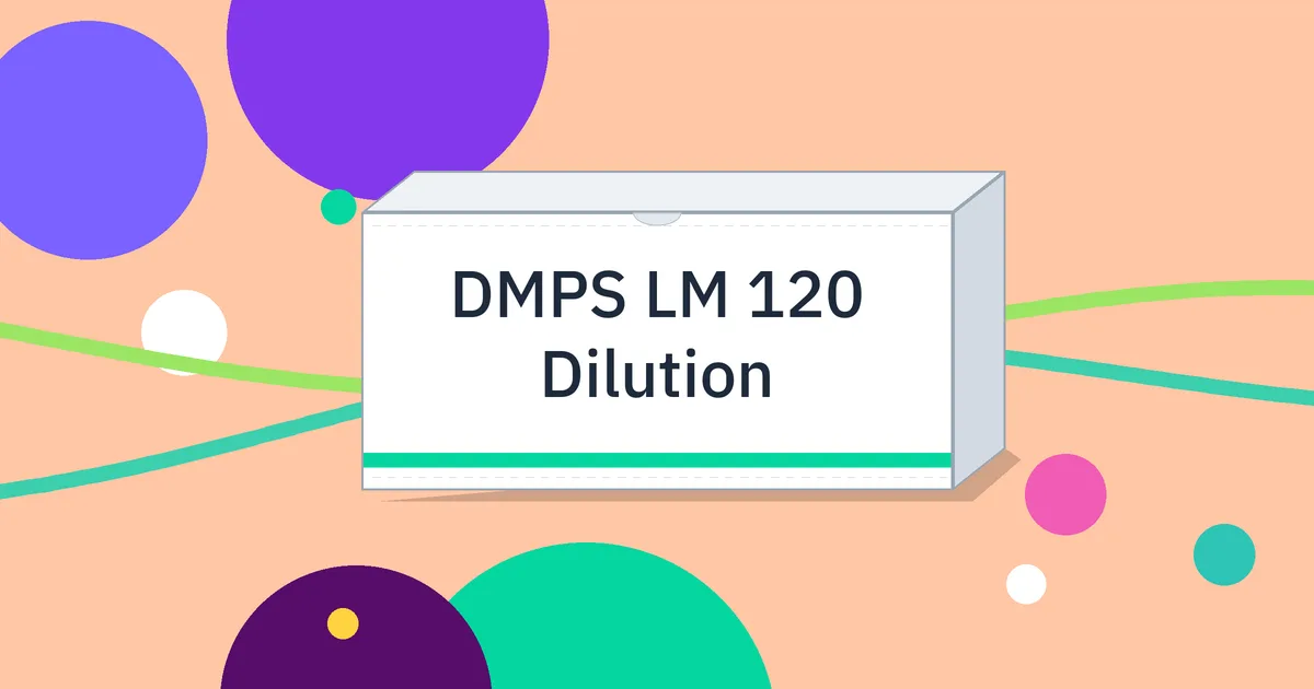 Symbolbild: Packung mit der Aufschrift DMPS LM 120 Dilution (PZN 13466390) – Verfügbarkeit und Bezug in Apotheken in Frankfurt am Main