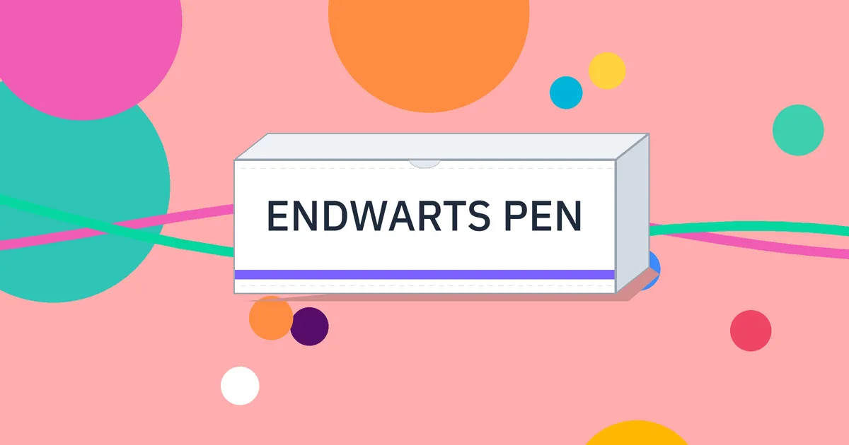 Symbolbild: Packung mit der Aufschrift ENDWARTS PEN (PZN 10982978) – Verfügbarkeit und Bezug in Apotheken in Frankfurt am Main