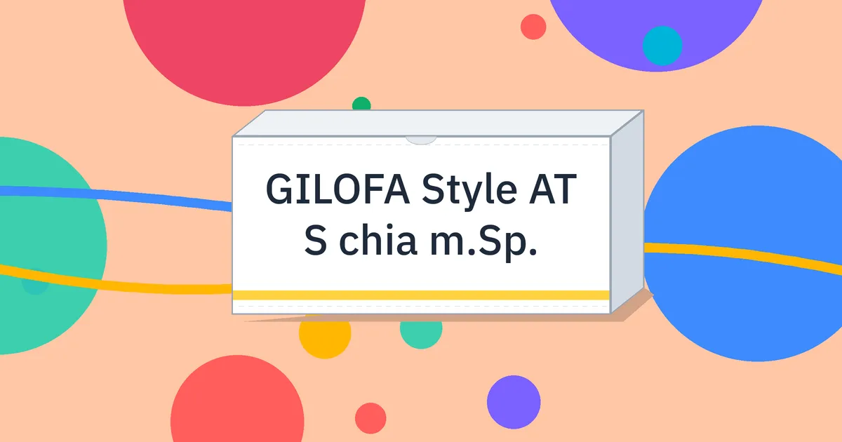 Symbolbild: Packung mit der Aufschrift GILOFA Style AT S chia m.Sp. (PZN 16728152) – Verfügbarkeit und Bezug in Apotheken in Frankfurt am Main