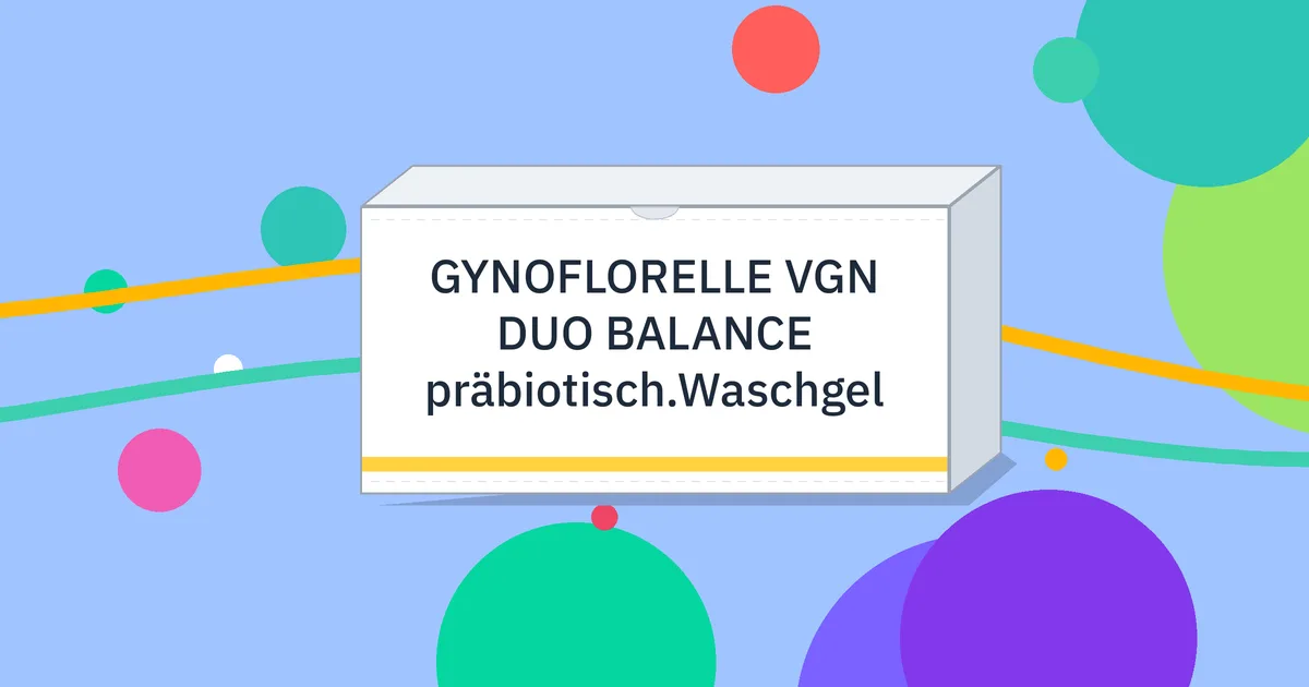 Symbolbild: Packung mit der Aufschrift GYNOFLORELLE VGN DUO BALANCE präbiotisch.Waschgel (PZN 18406961) – Verfügbarkeit und Bezug in Apotheken in Frankfurt am Main
