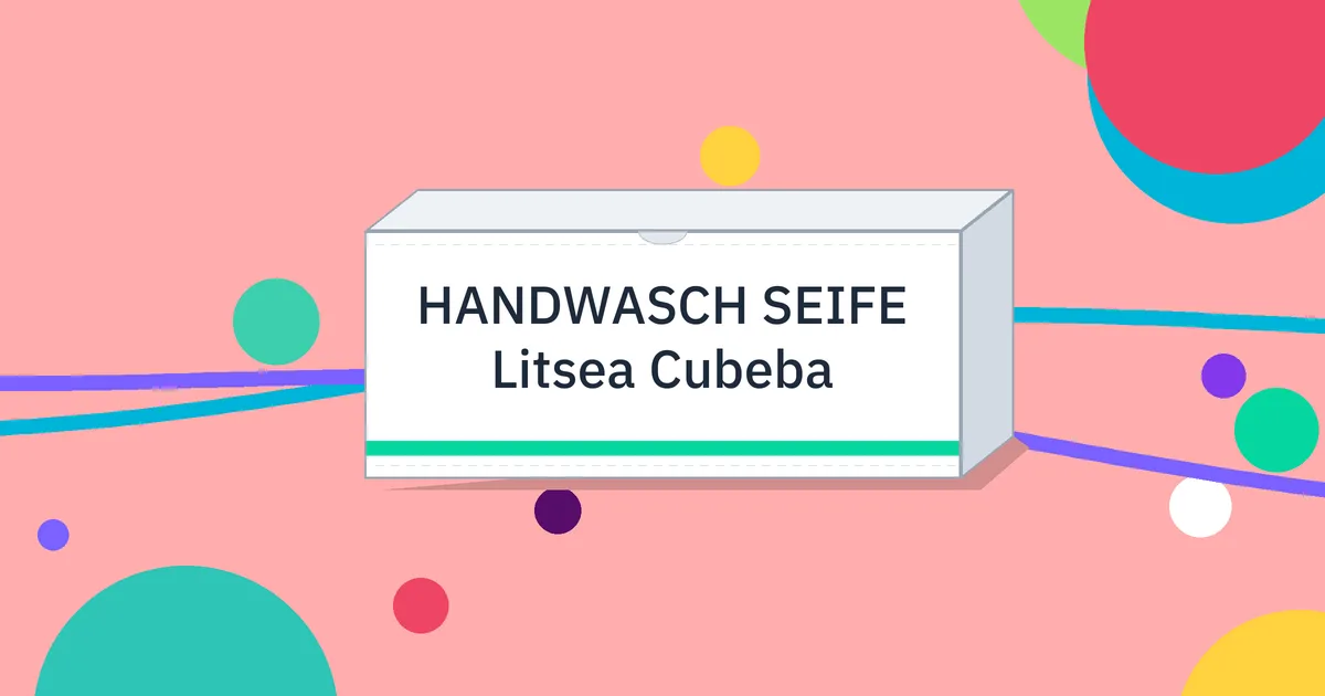 Symbolbild: Packung mit der Aufschrift HANDWASCH SEIFE Litsea Cubeba (PZN 17945207) – Verfügbarkeit und Bezug in Apotheken in Frankfurt am Main